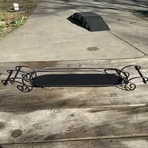 Longaberger | Accents | Longaberger Black Wrought Iron Long Rectangular ...